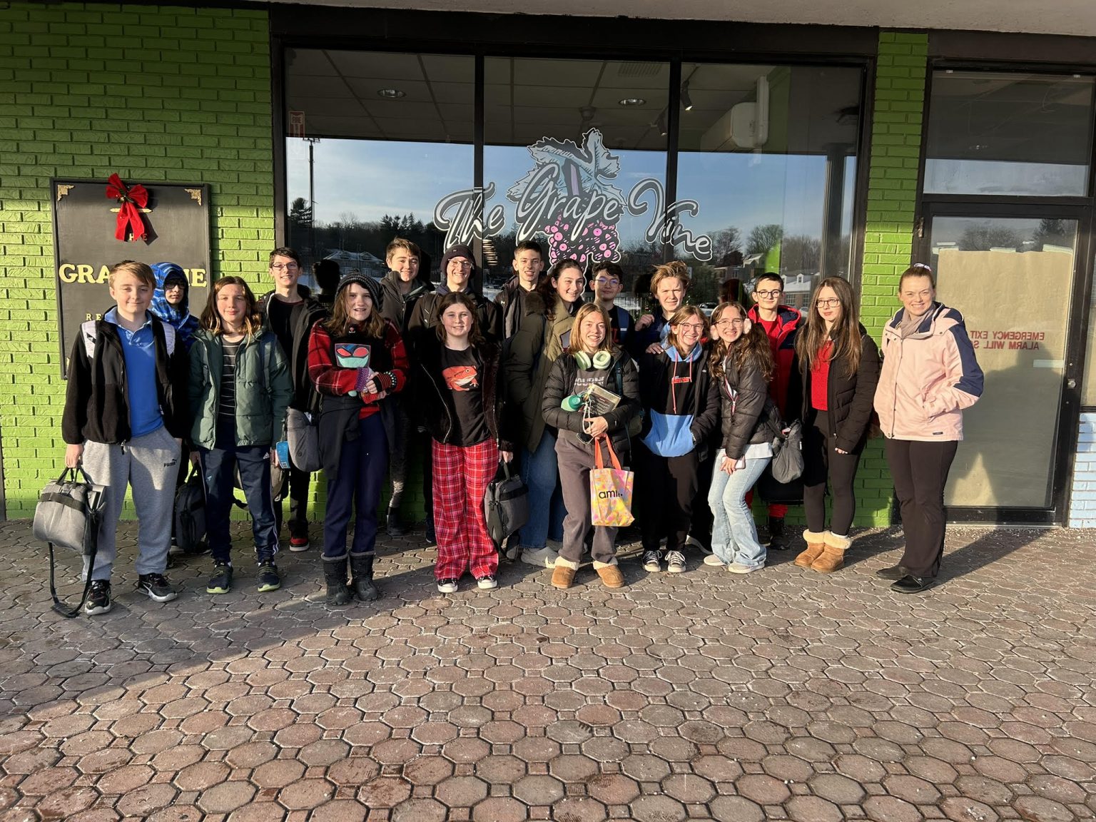 The Latin Club visits the Grapevine Restaurant in New Hartford to ...